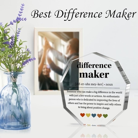 Accents | Difference Maker Plaque | Poshmark